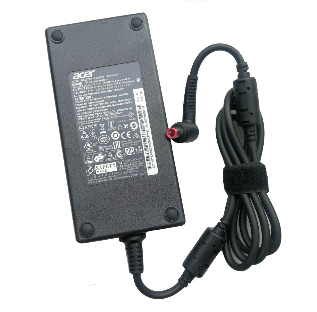 CARGADOR ACER 19.5V 9.23A / MODEL ADP-180MB K – DigitalServer