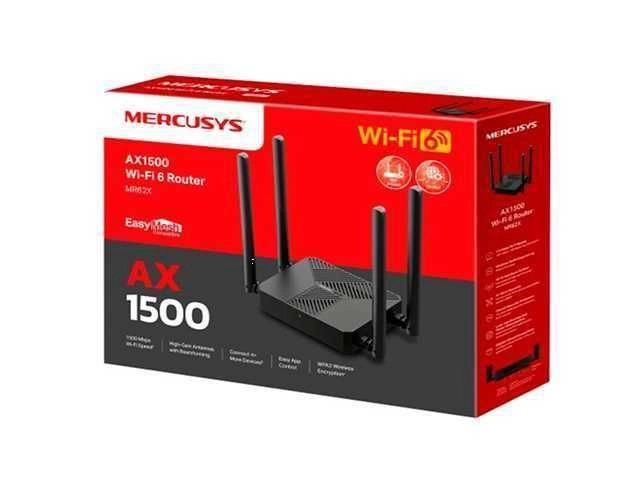 ROUTER MERCUSYS MR62X / WI-FI 6 AX1500 / DUAL-BAND / COMPATIBLE ...