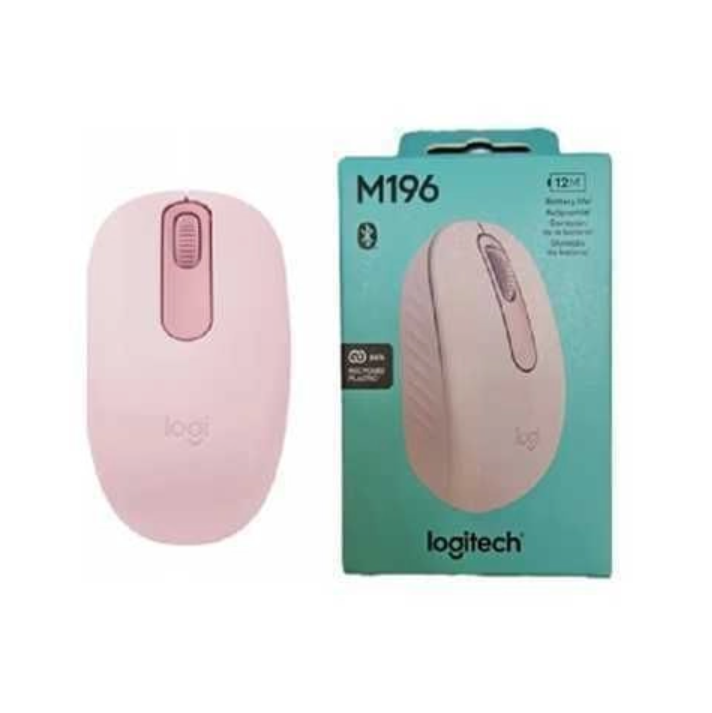 MOUSE INALÁMBRICO LOGITECH M196 BLUETOOTH COLOR ROSADO - DigitalServer